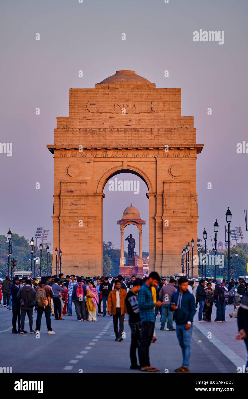 India, New Delhi, Rajpath Boulevard, India Gate, the India Gate was ...