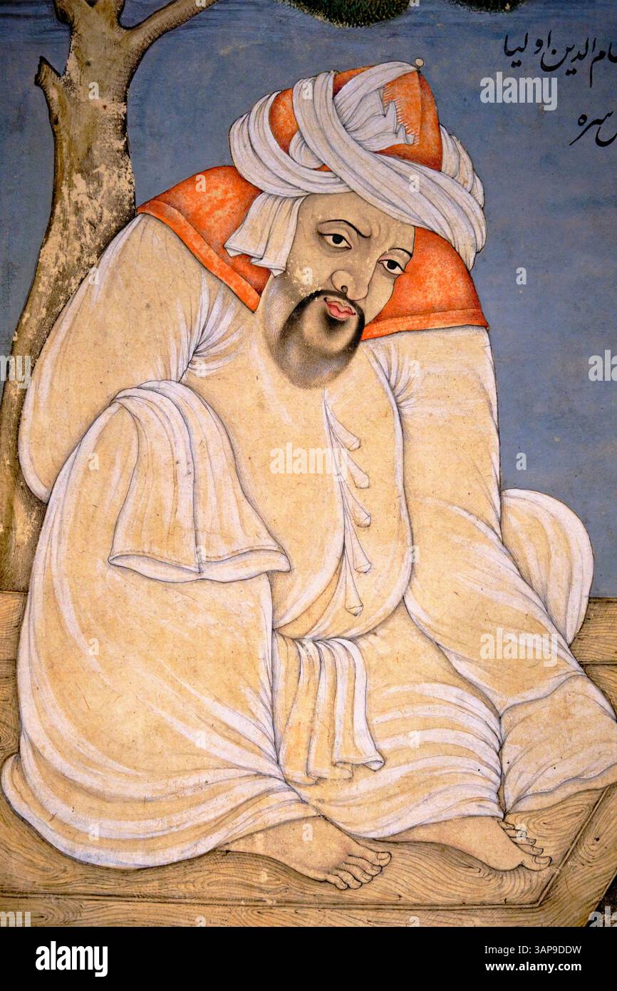 India, Delhi, New Delhi, Humayun Museum, Hazrat Nizamuddin Auliya, 18th ...