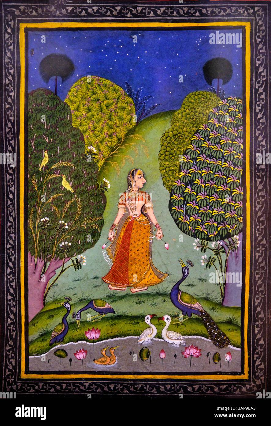 India, Delhi, New Delhi, National Museum, visual representation of ...