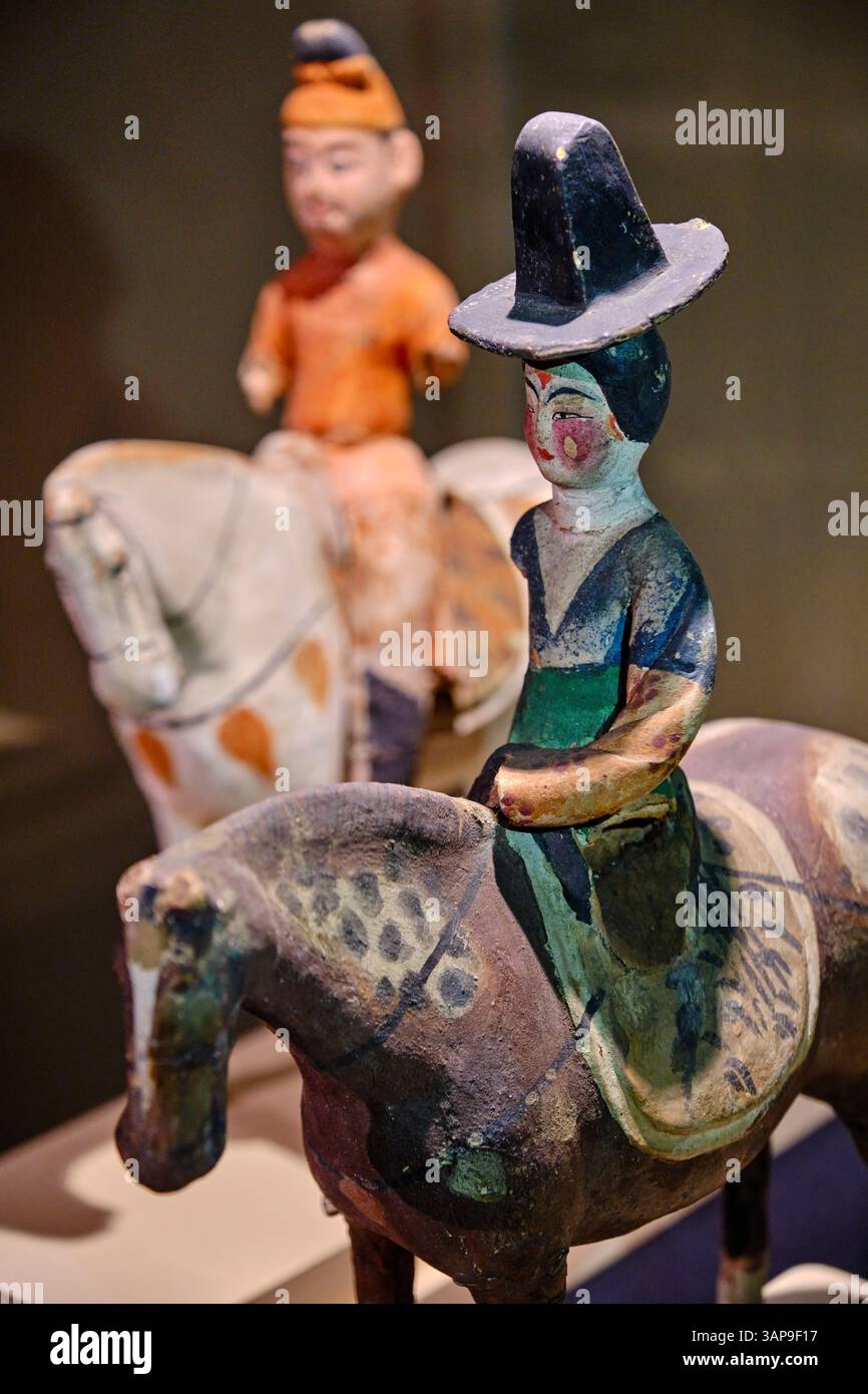 India, Delhi, New Delhi, National Museum, Lady Horse Rider, Astana ...
