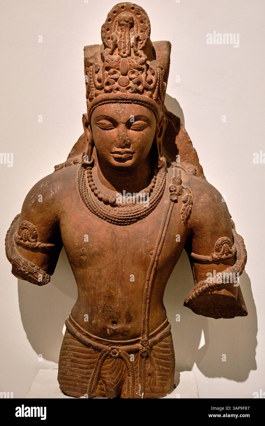 India, Delhi, New Delhi, National Museum, stone Vishnu, Gupta, Mathura ...