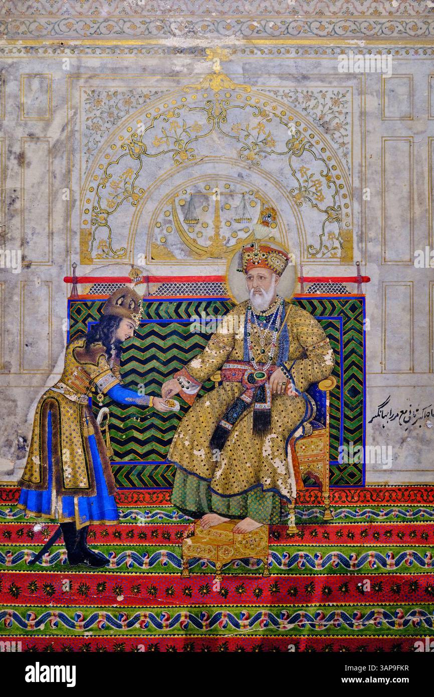 India, Delhi, New Delhi, Humayun Museum, Mughal Emperor Shah Akbar II ...