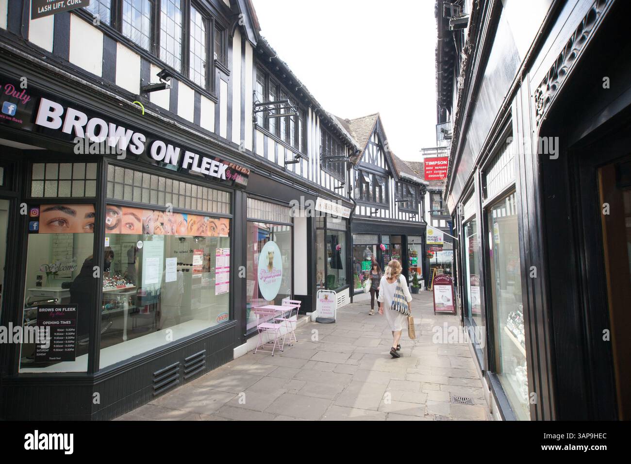 Views of shops at The Walk in Ipswich, Suffolk in the United Kingdom ...