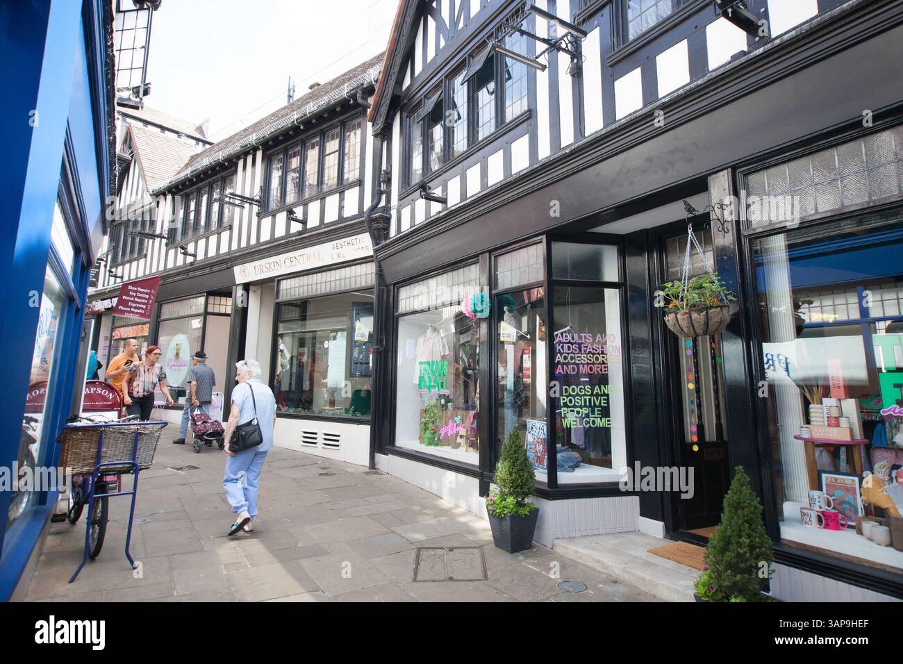 Views of shops at The Walk in Ipswich, Suffolk in the United Kingdom ...