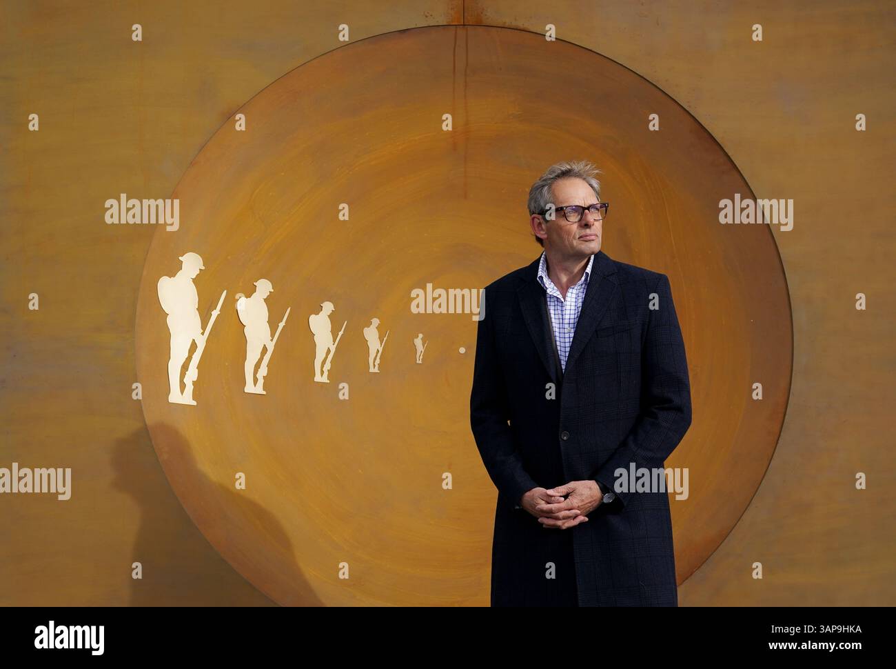 Artist Martin Barraud at the unveiling of his art installation ...