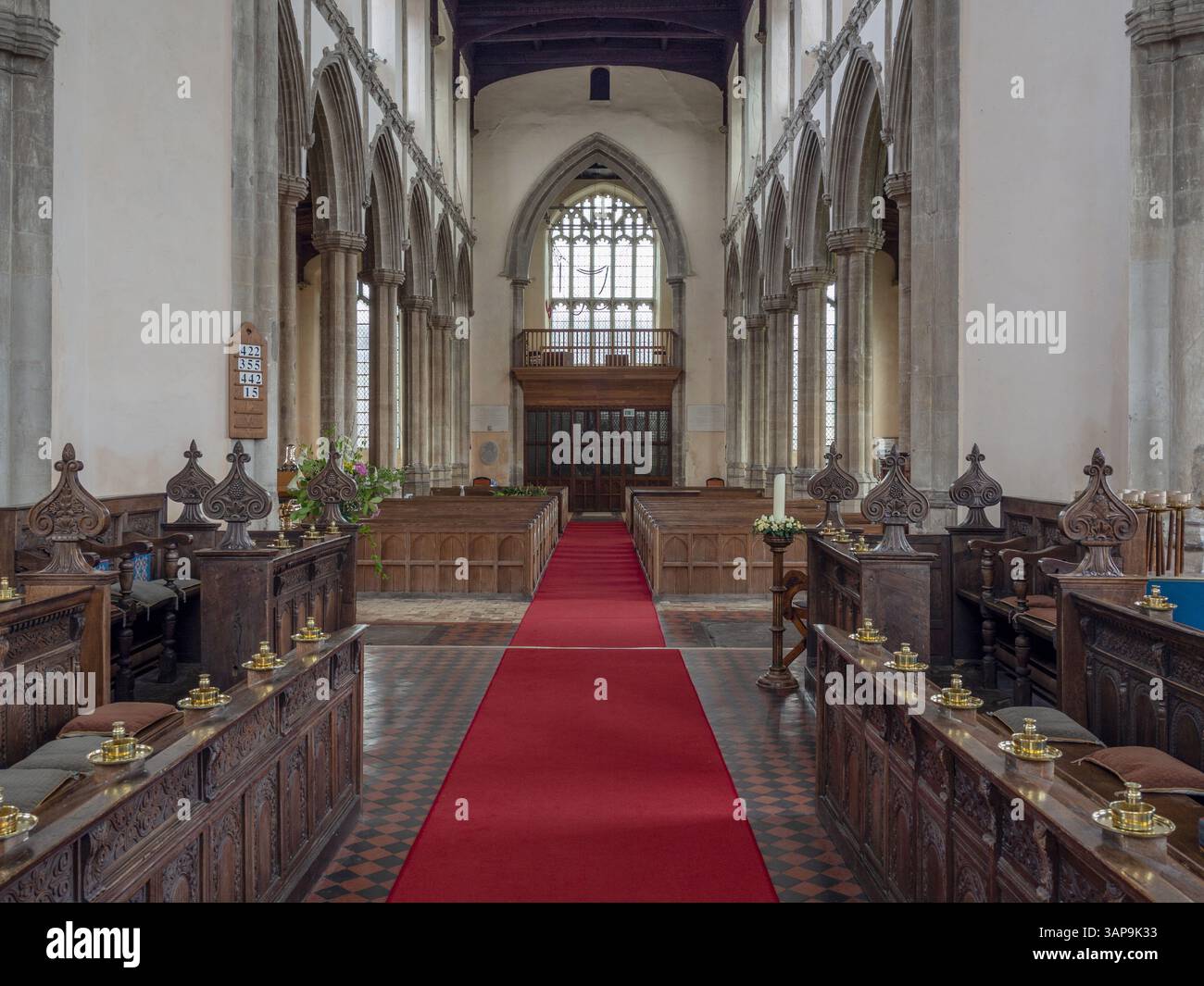 Interior of the church of Sy Peter and St Paul, in the town of Clare ...
