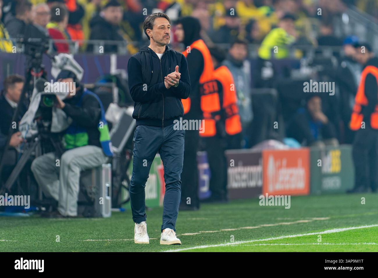 Dortmund, Germany. 15th Apr, 2025. DORTMUND, GERMANY - APRIL 15: Coach Niko Kovac of Borussia ...