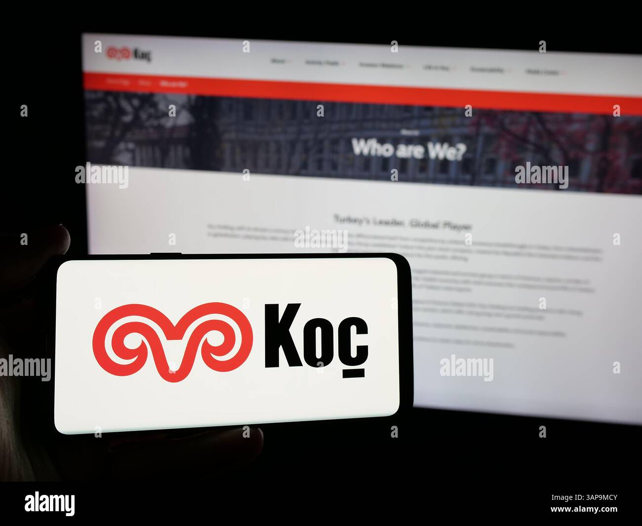 In this photo illustration, a person is holding a smartphone with the ...