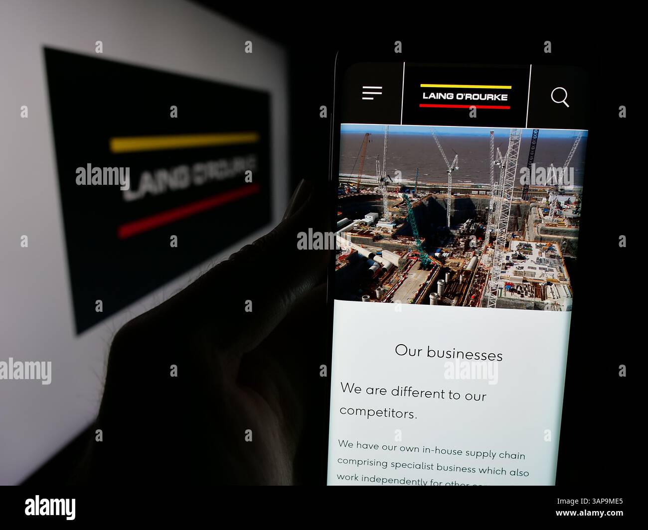 Germany. 04th Mar, 2025. In this photo illustration, a person is ...