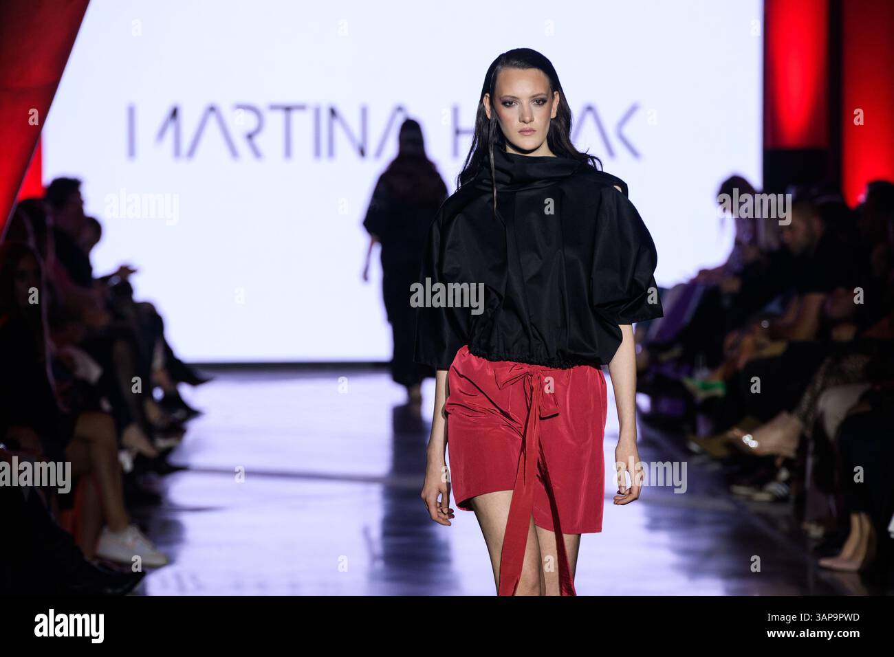 Models from the Martina Herak walk the runway during the ModernA ...
