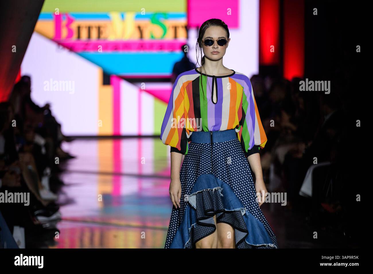 Zagreb, Croatia. 15th Apr, 2025. Models from the Bite My Style by Zoran ...