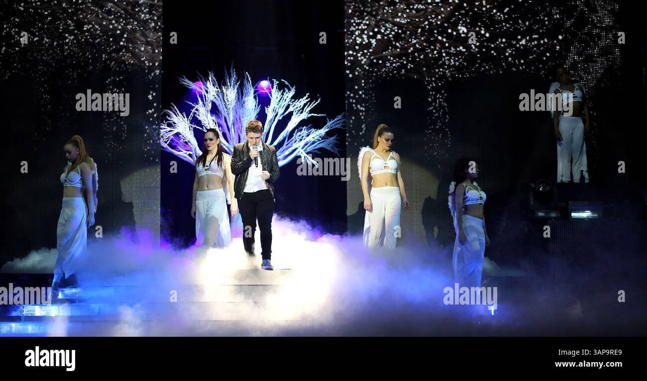 Nicholas mcdonald x factor hi-res stock photography and images - Alamy