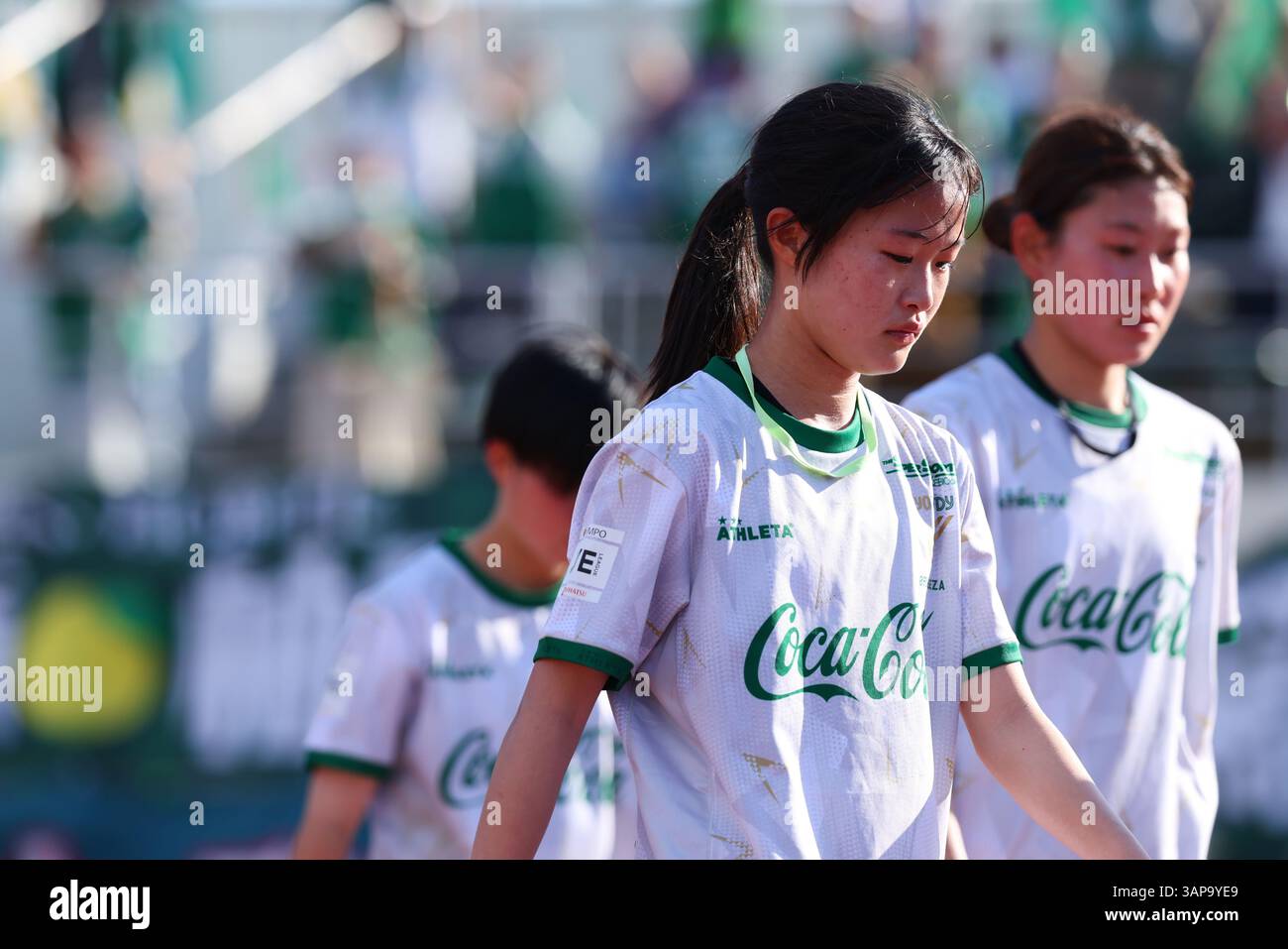 Urawa Komaba Stadium, Saitama, Japan. 16th Apr, 2025. Miharu Shinjo ...