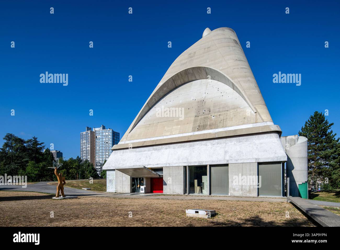 Firminy (south-eastern France): Firminy Vert, a group of modern ...