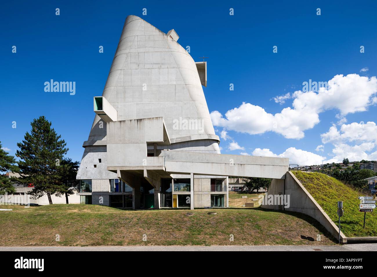 Firminy (south-eastern France): Firminy Vert, a group of modern ...