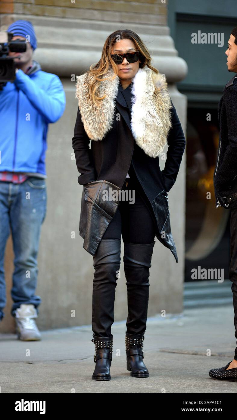 Lala Anthony out and about in Soho, New York City - 24 February 2014 ...