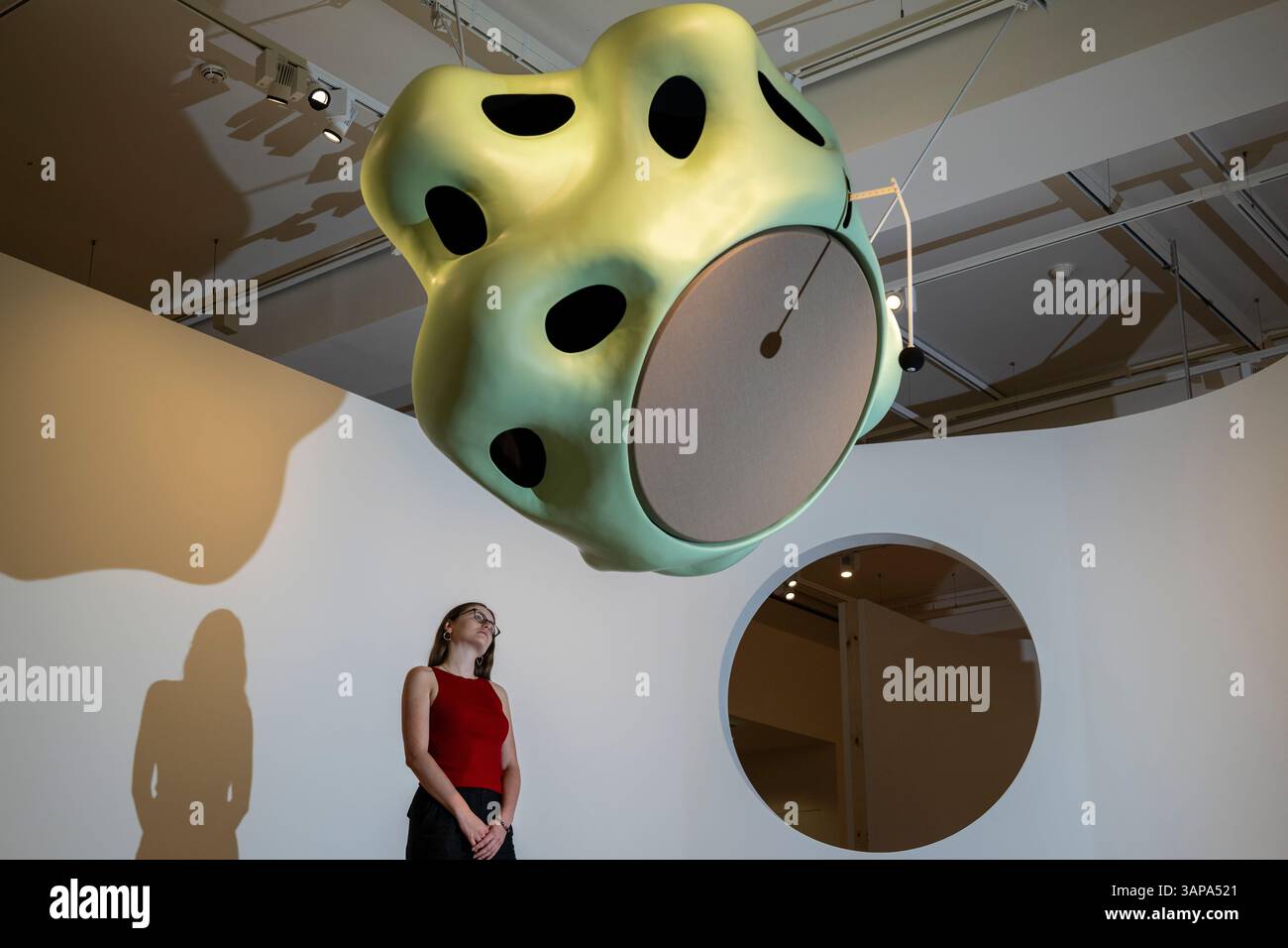 London, UK. 16 April 2025. ‘LOOK UP MY NOSE’, 2025, modelled on the ...