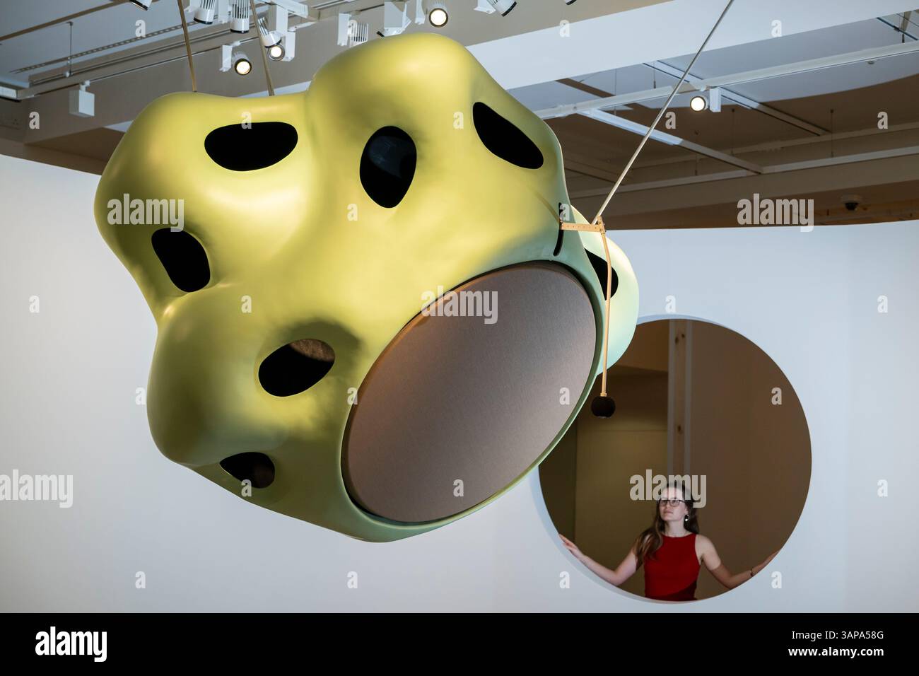 London, UK. 16 April 2025. ‘LOOK UP MY NOSE’, 2025, modelled on the ...
