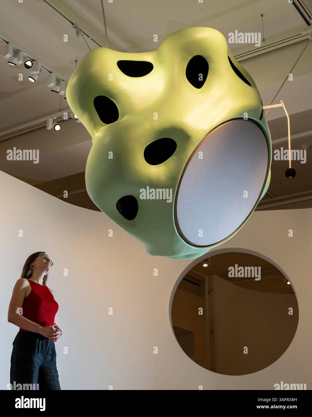 London, UK. 16 April 2025. ‘LOOK UP MY NOSE’, 2025, modelled on the ...