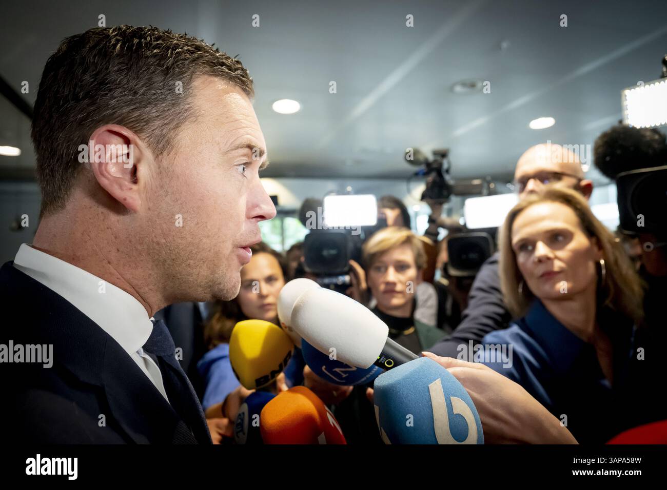 The Hague, Netherlands. 16th Apr, 2025. DEN HAAG - Eelco Heinen ...