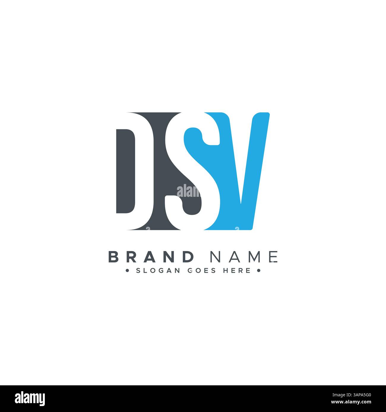 DSV Minimal Vector Logo - Simple Business Logo for Initials D, S and V ...