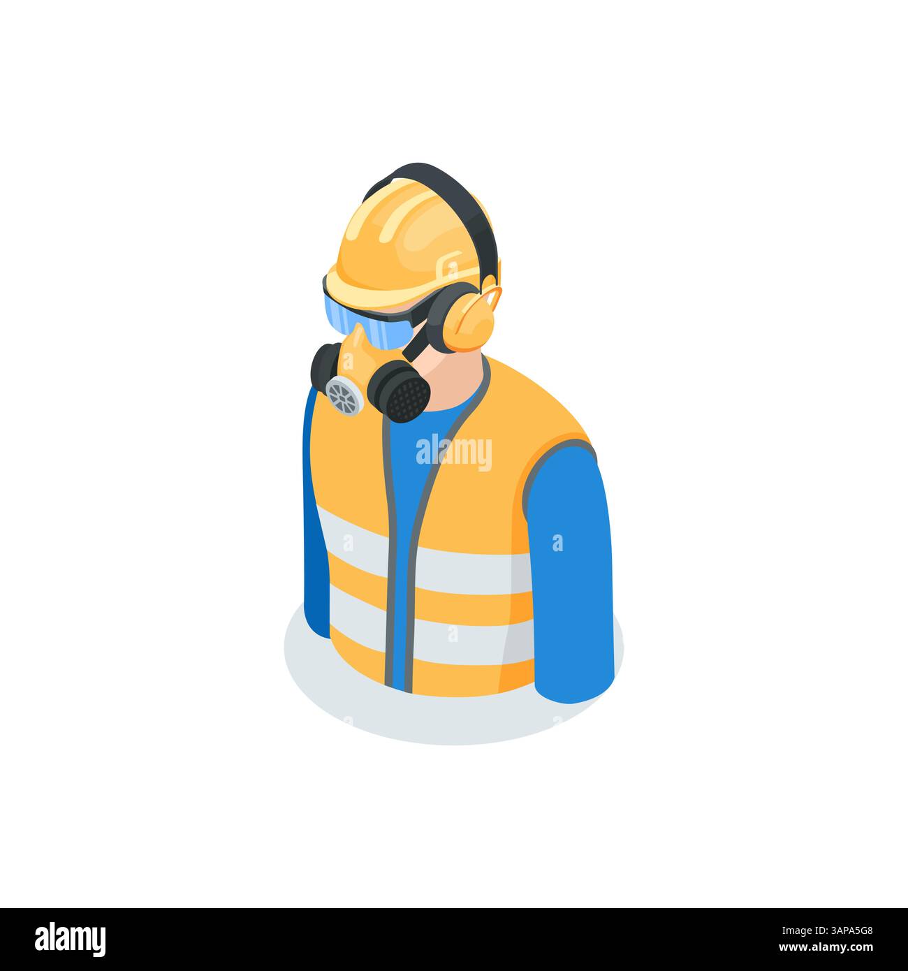 Worker safety glasses on Stock Vector Images - Alamy