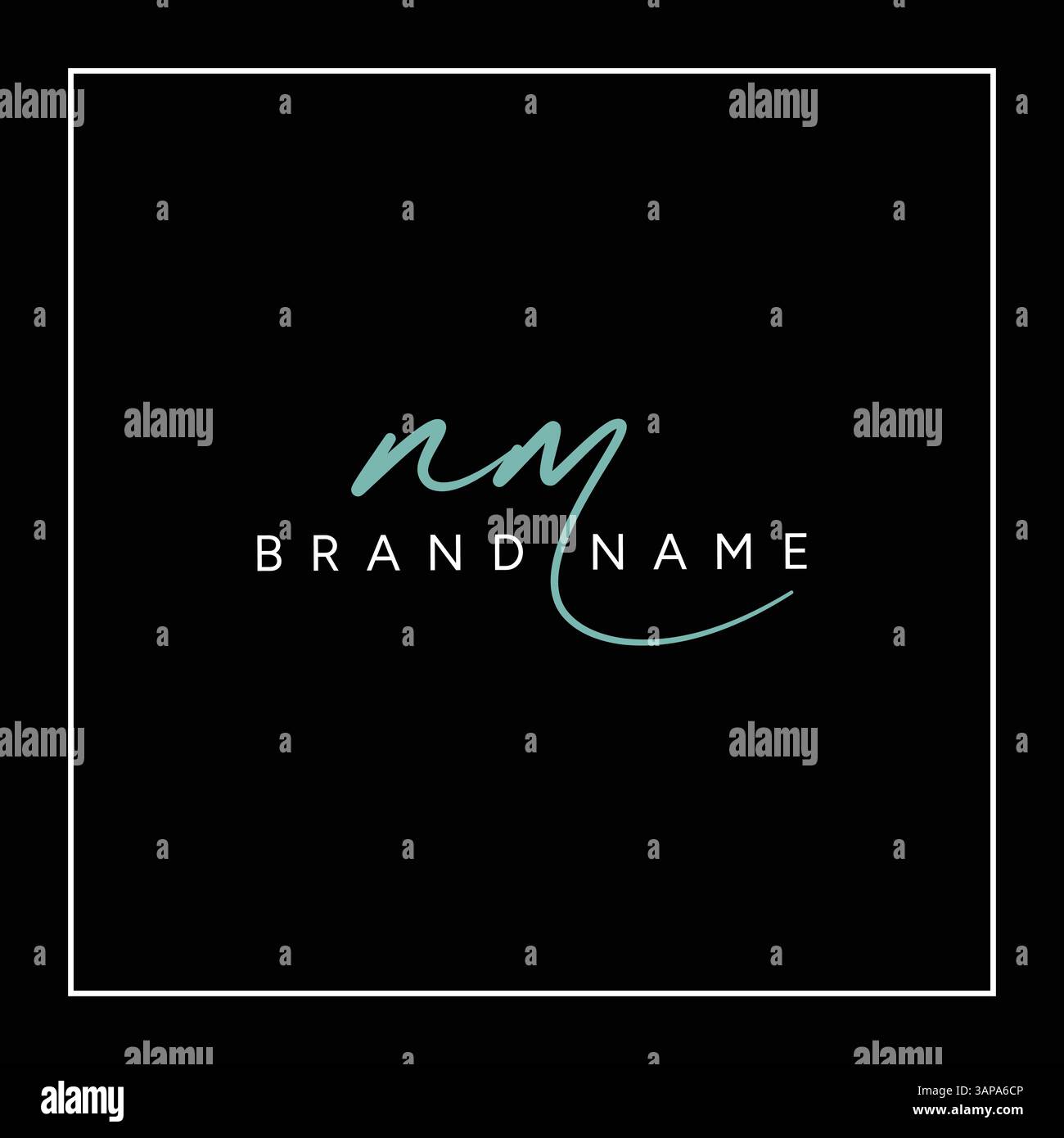 NM Handwritten Signature logo - Vector Logo Template for Beauty ...