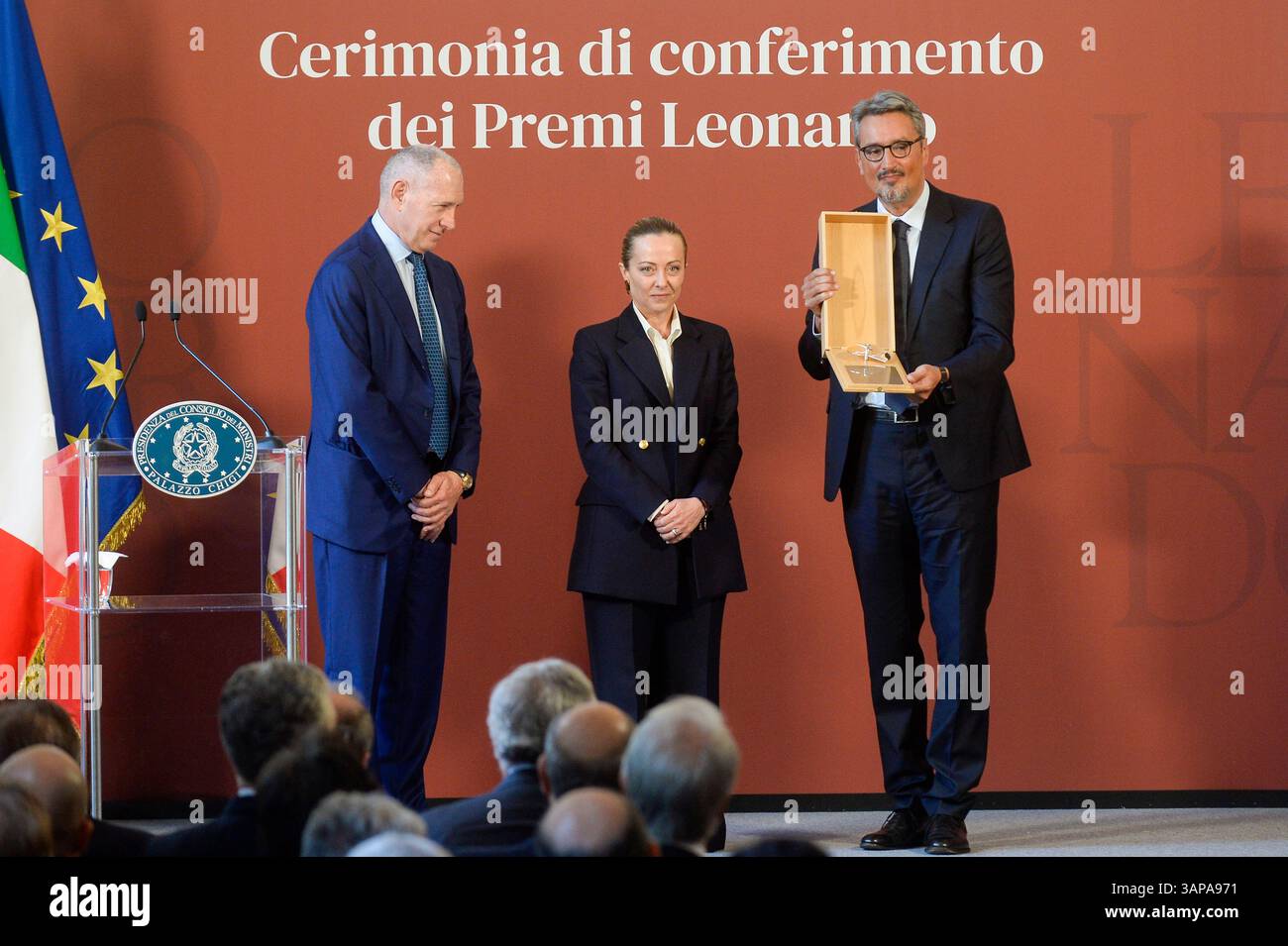 Italy, Rome, 15 April, 2025 : Leonardo Awards Ceremony, in the photo ...