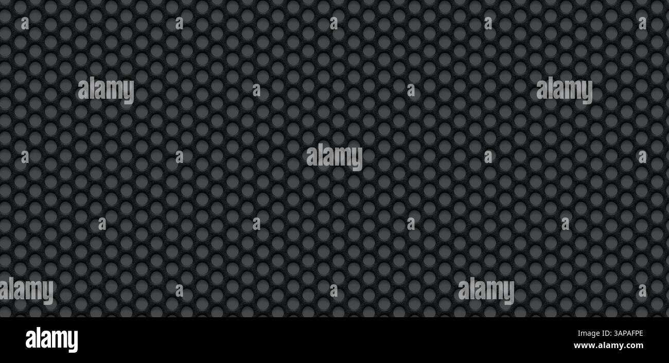 abstract grainy circle honeycomb grid loudspeaker mesh background Stock ...