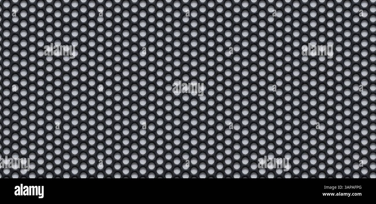 abstract grainy circle honeycomb grid loudspeaker mesh background Stock ...