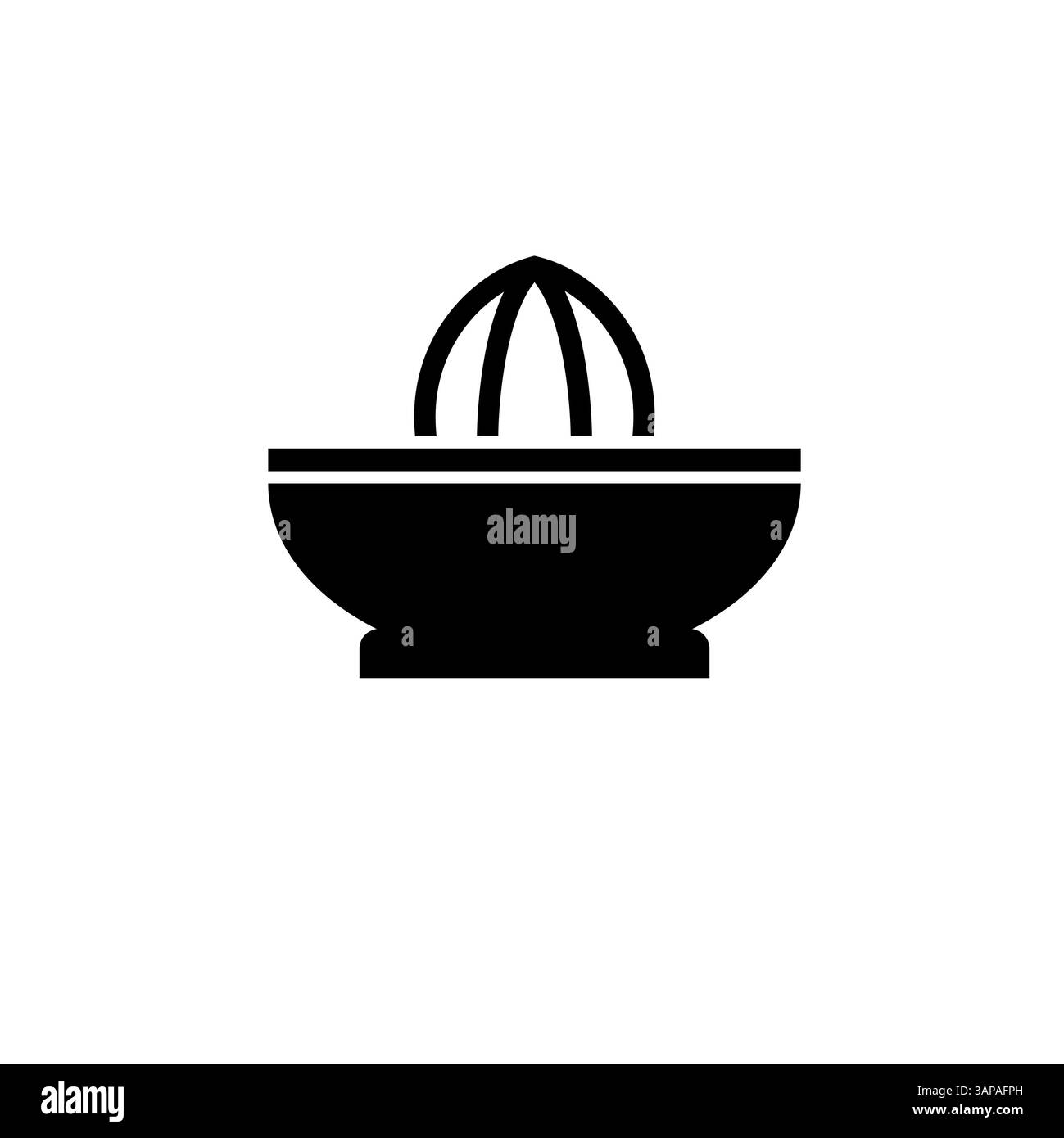 Hand Citrus Juicer Machine, Squeezer Solid Flat Vector Icon Isolated on ...