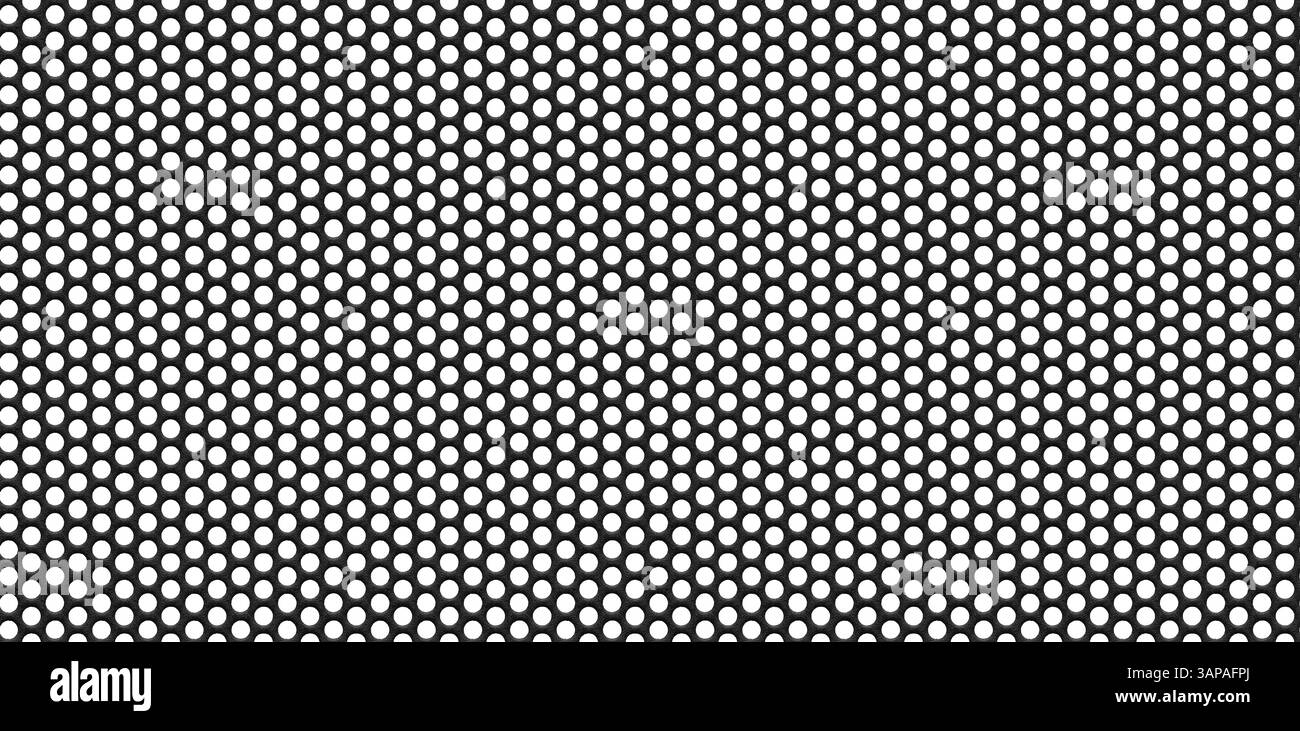 abstract grainy circle honeycomb grid loudspeaker mesh isolated ...