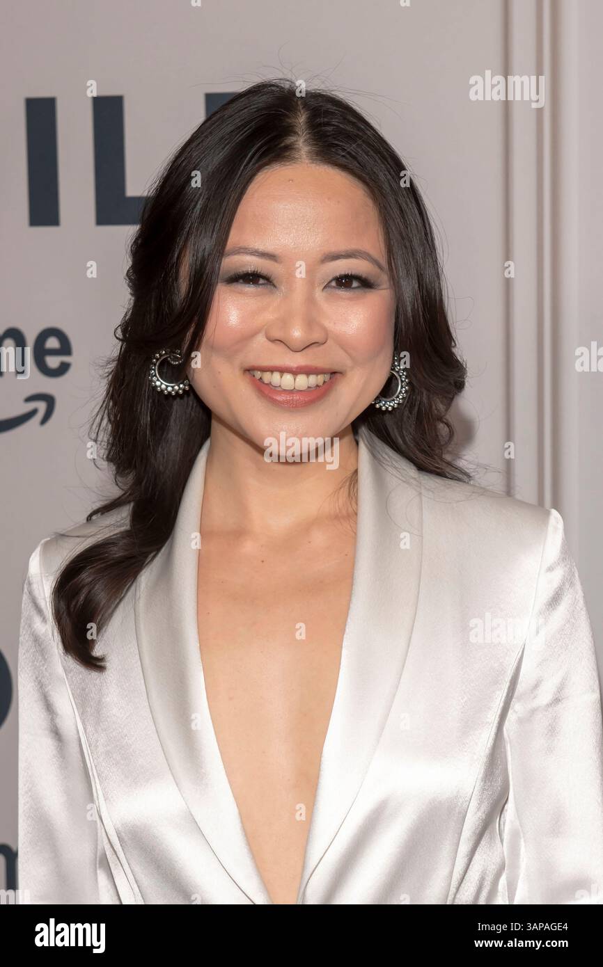 New York, United States. 15th Apr, 2025. Christine Chang attends Prime ...