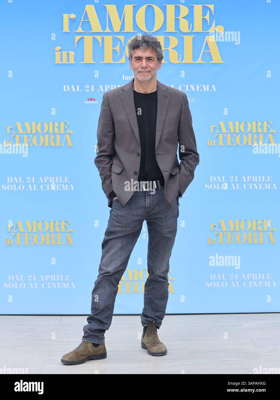 Rome, Italy. 16th Apr, 2025. Rome, Barberini cinema, photocall film ...