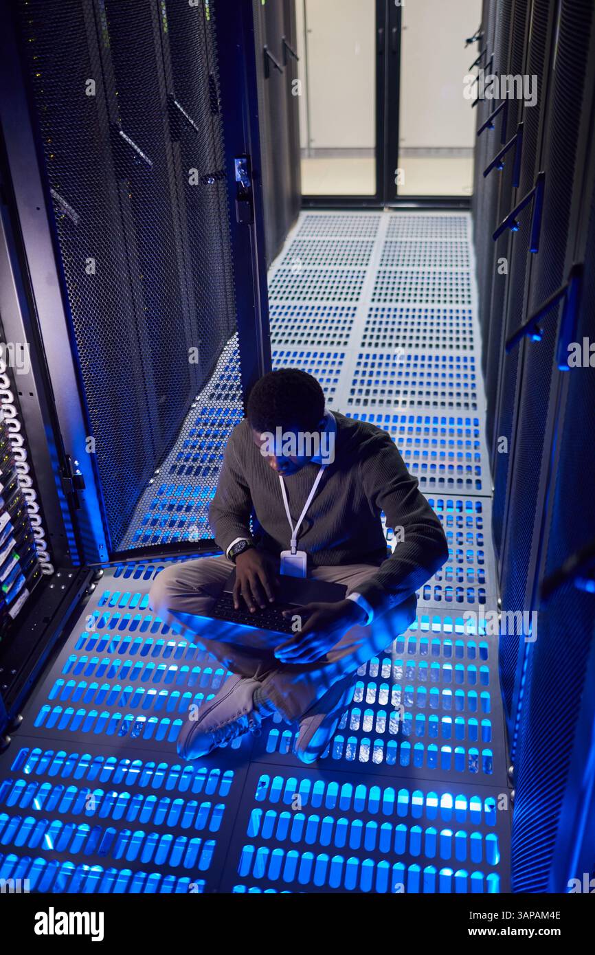 Engineer monitoring racks in hi-res stock photography and images - Alamy