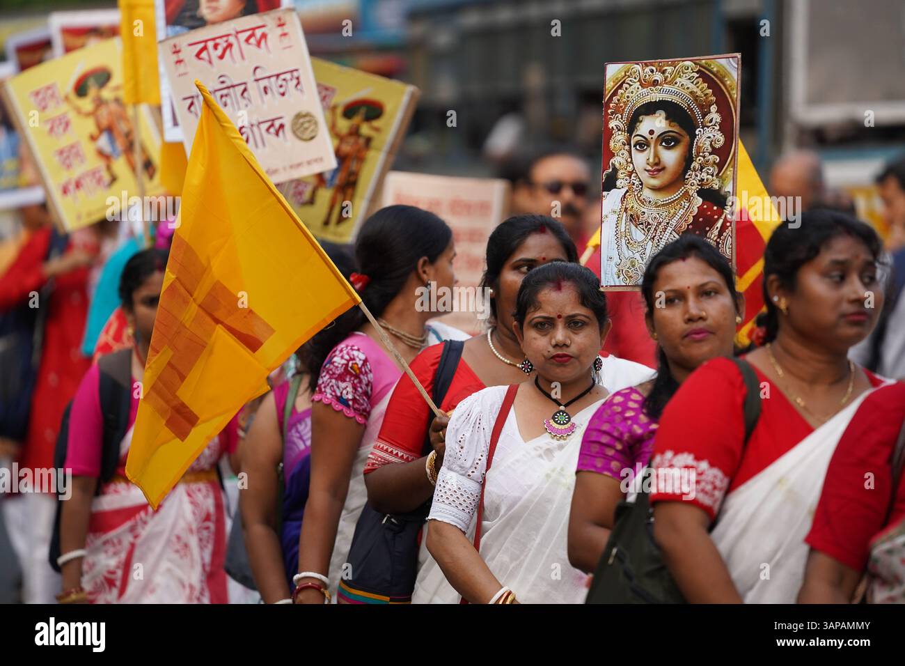 Hundreds join the vibrant Mangal Shobhajatra at dawn to mark the ...