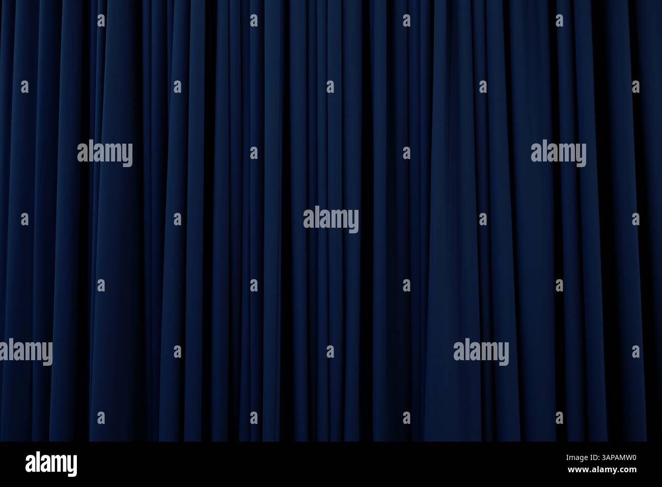 Navy blue curtain with many folds background texture Stock Photo - Alamy