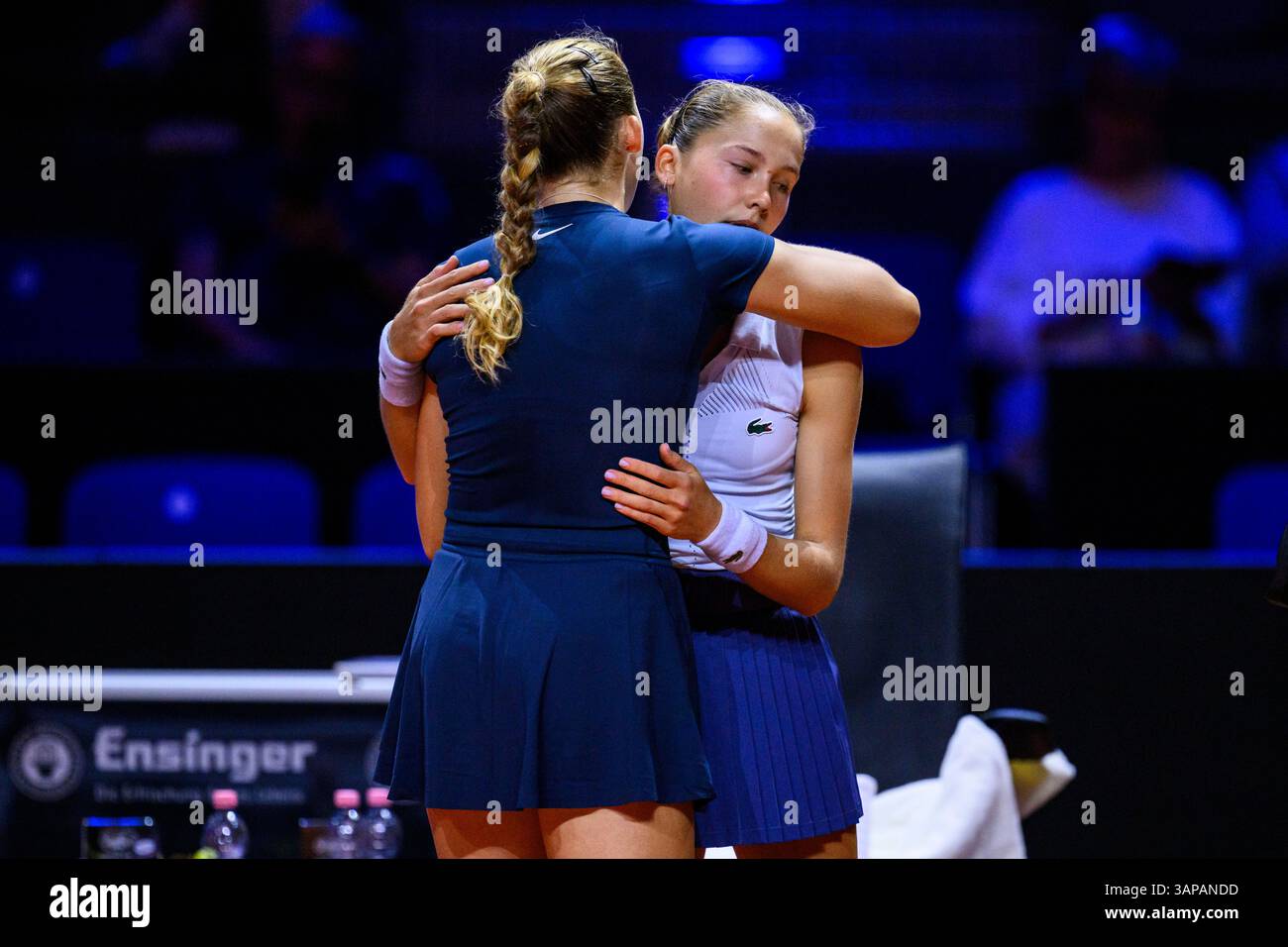 16 April 2025, Baden-Württemberg, Stuttgart: Tennis: WTA Tour ...