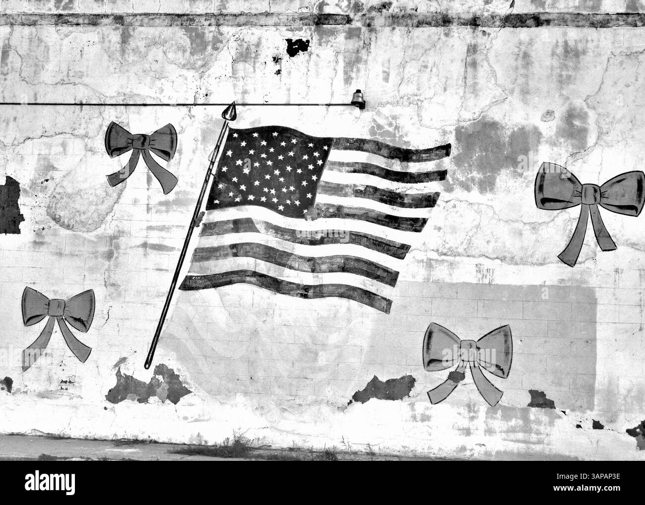 Background image shows weathered Black and White Stock Photos & Images ...