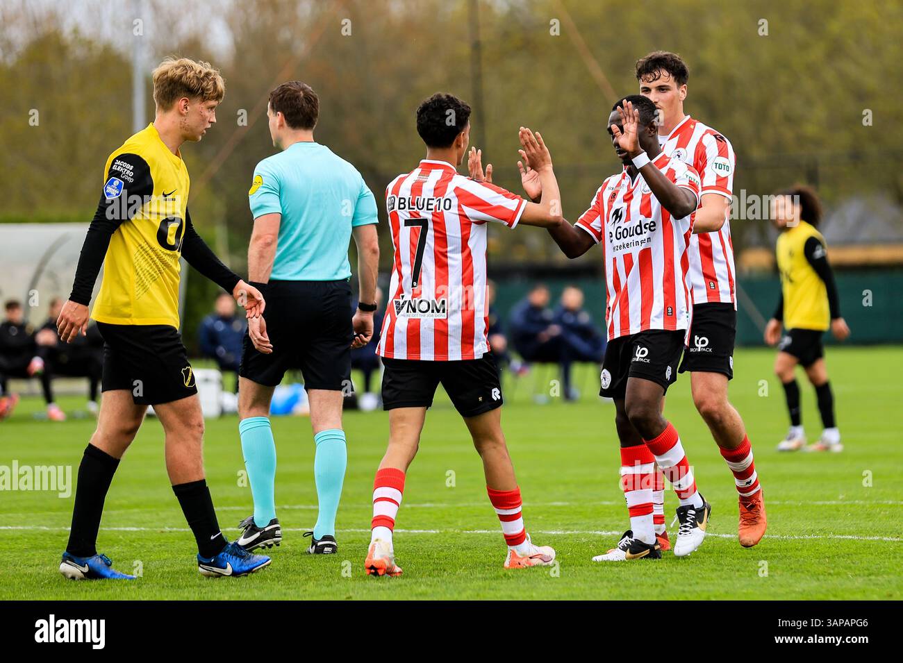 ROTTERDAM, 16-04-25, Sparta trainingscenter Nieuw Terbrege friendly ...