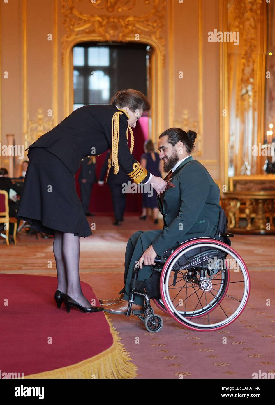 Dimitri Coutya, from London, is made a Member of the Order of the ...