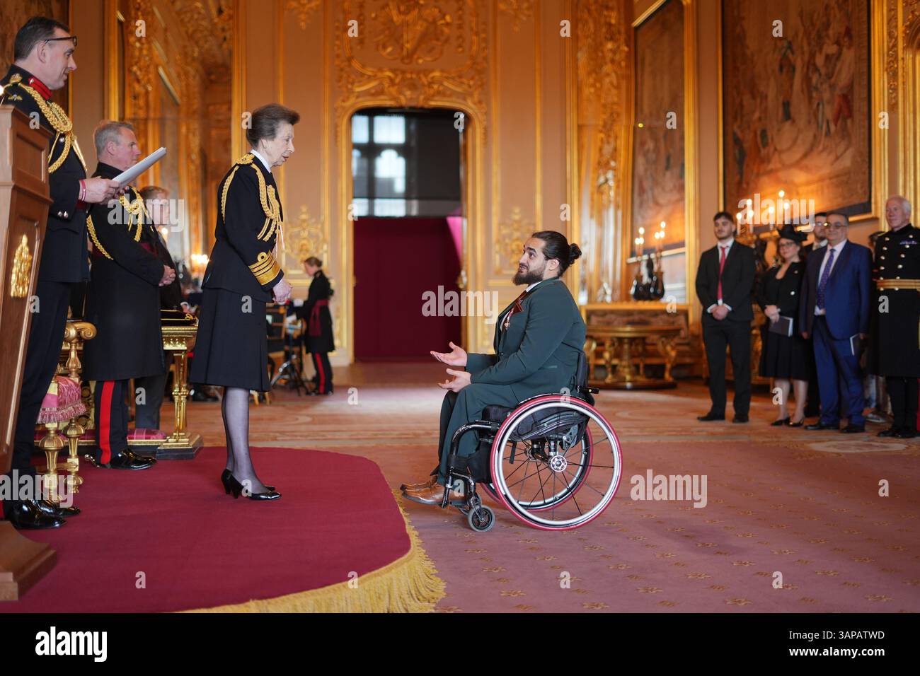 Dimitri Coutya, from London, is made a Member of the Order of the ...