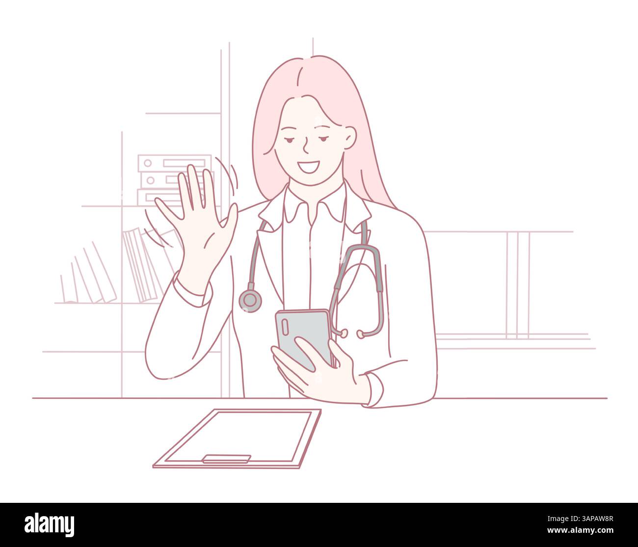 Telehealth practice Stock Vector Images - Alamy