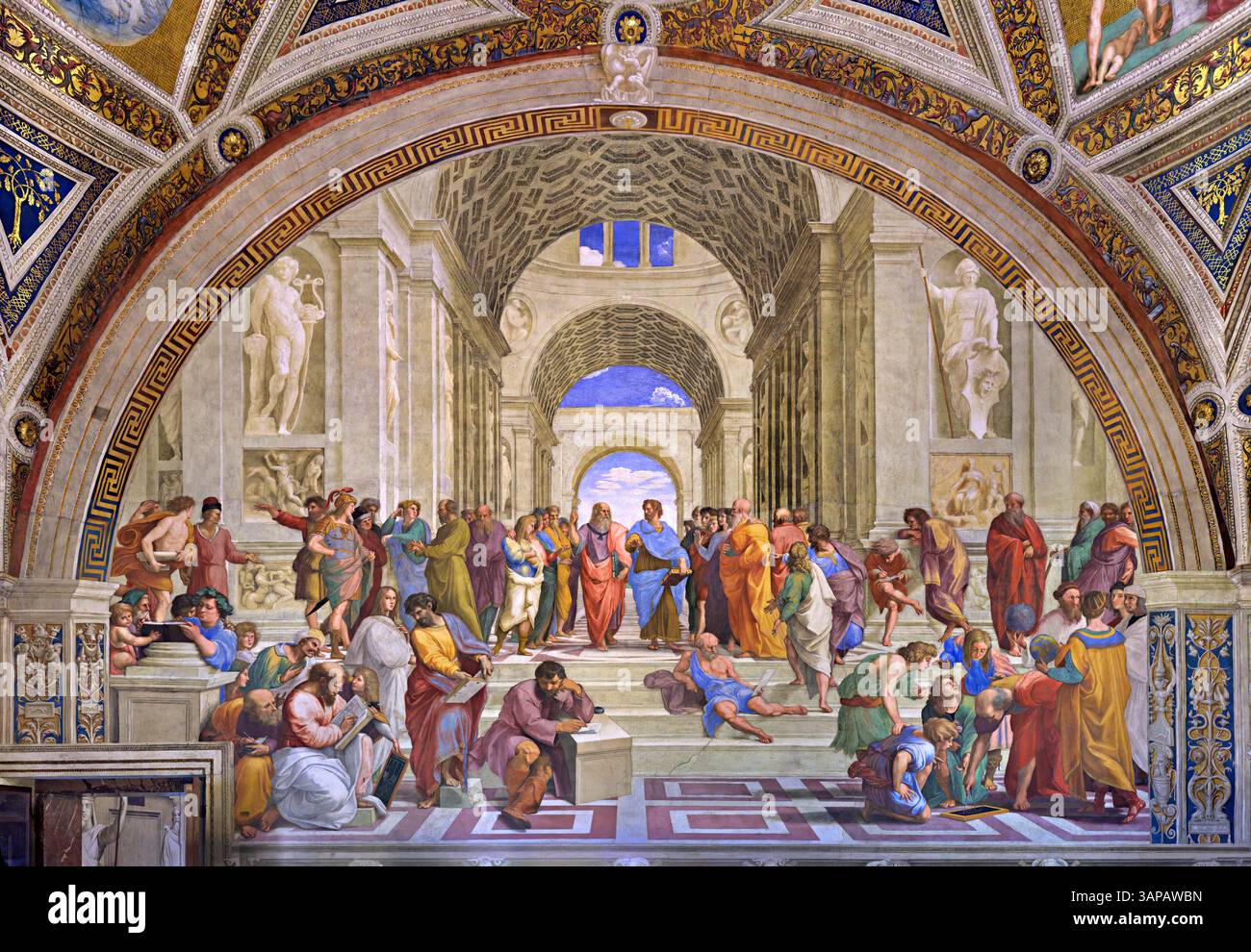 The School of Athens (1510–11) by Raphael – Renaissance Fresco ...