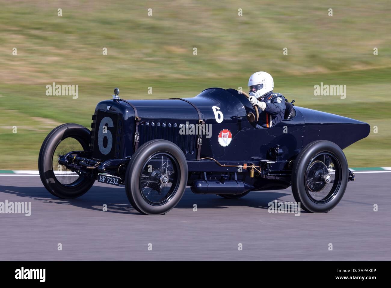 Ian Balmforth in his 1917 Hudson Super Six during the S.F. Edge Trophy ...