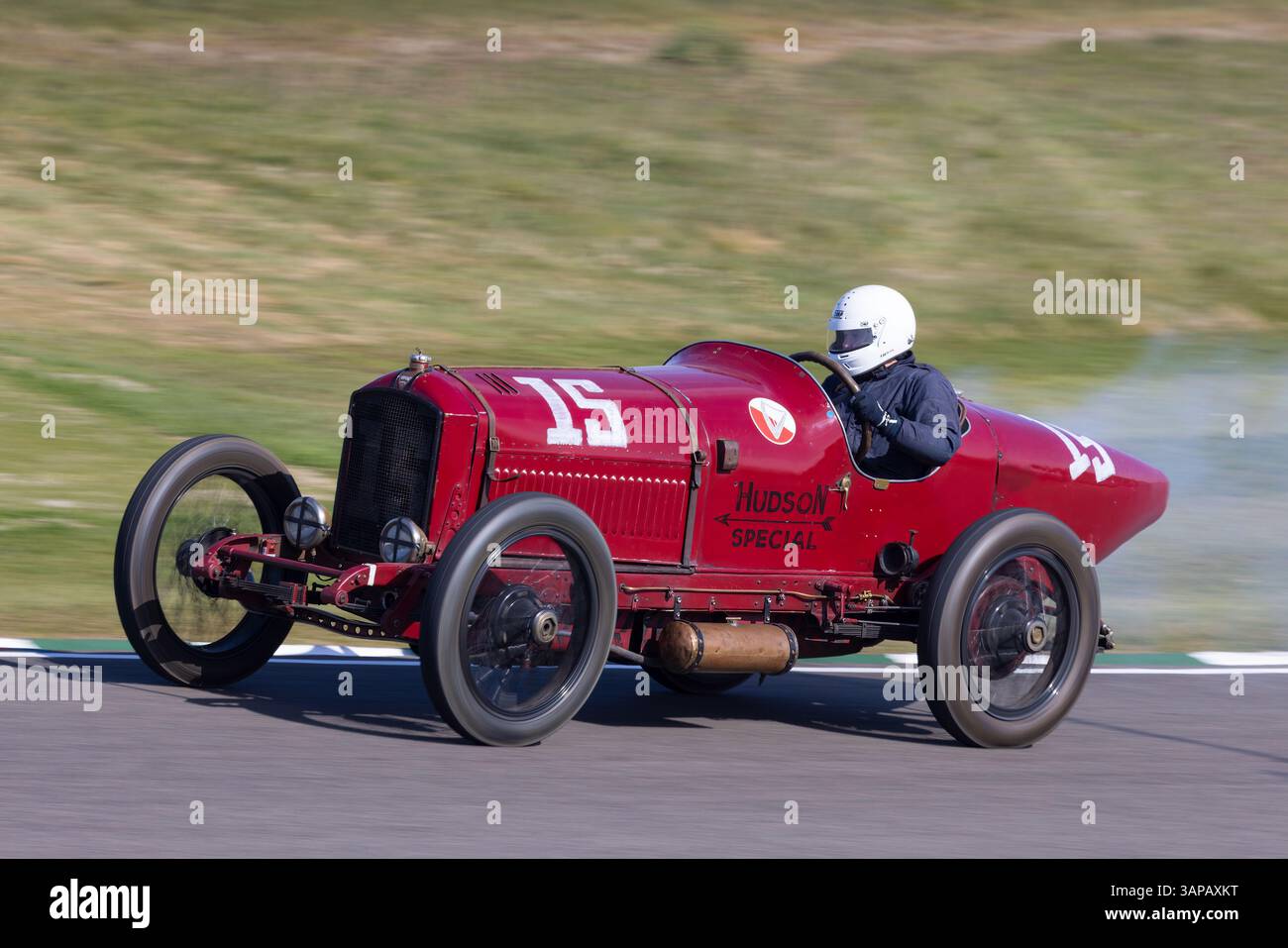 James Collins in his 1918 Hudson Super Six Special during the S.F. Edge ...