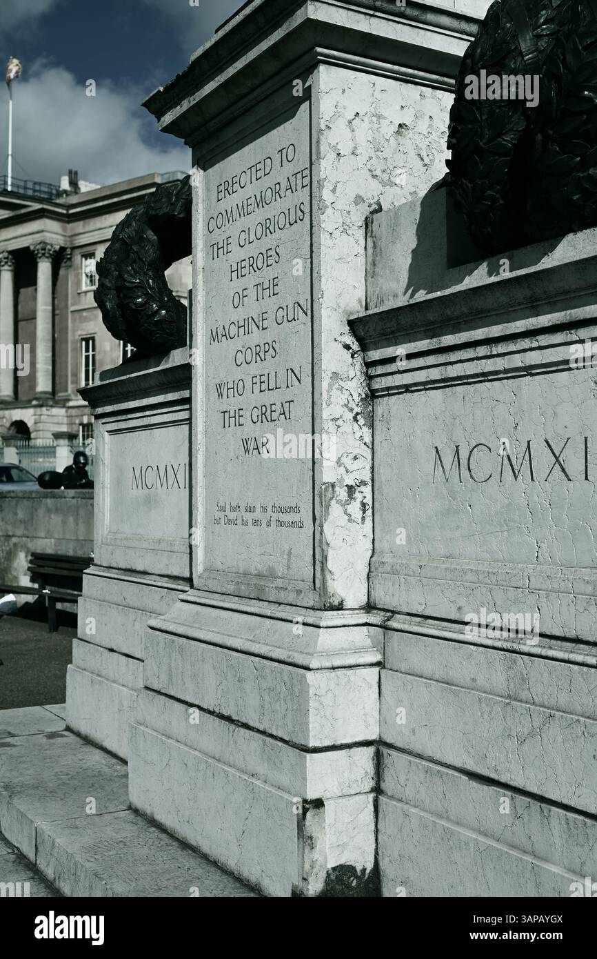 Machine Gunners Memorial Stock Photo - Alamy