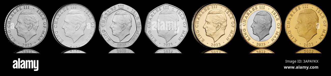 Manx wildlife trust coins hi-res stock photography and images - Alamy