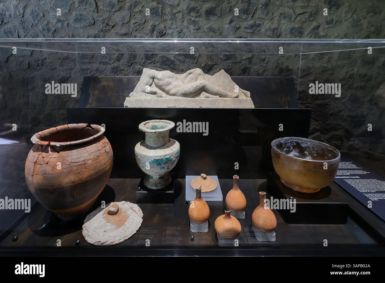 Pompeii, Italy, 16 April 2025. A view of the new exhibition Being a Woman in Ancient Pompeii ...