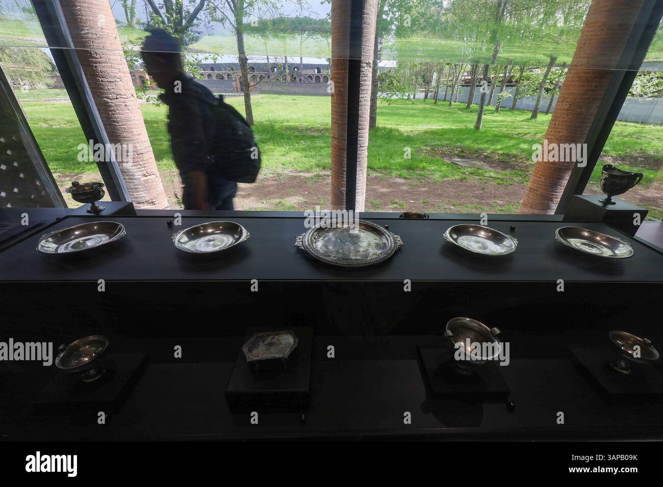 Pompeii, Italy, 16 April 2025. A view of the new exhibition Being a Woman in Ancient Pompeii ...